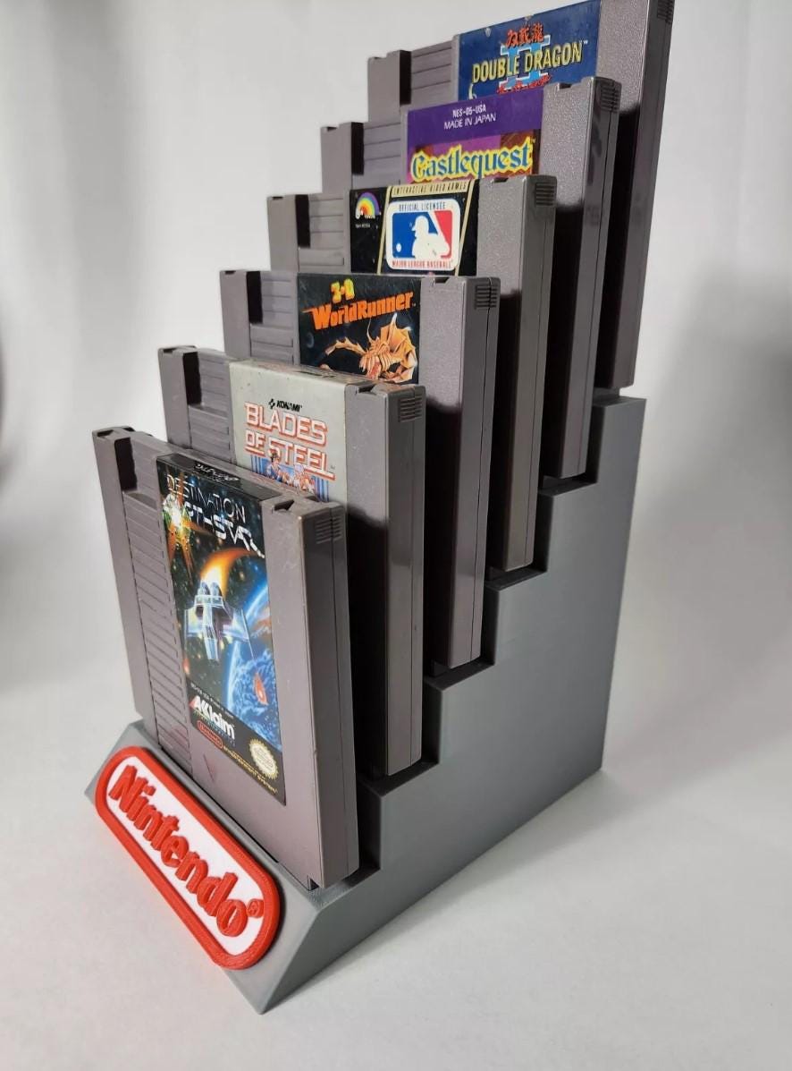 Nintendo NES Six Cartridge Display Stand, 3D Printed - Etsy