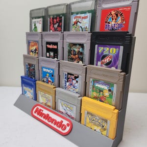 Nintendo Gameboy and Gameboy Color 16 Game Cartridge Display Stand - Etsy