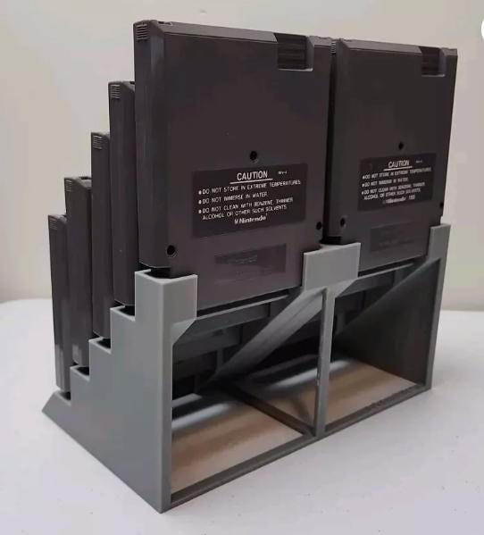 Nintendo NES 10 Cartridge Display Stand, 3D Printed - Etsy