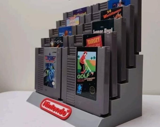 Nintendo NES 10 Cartridge Display Stand, 3D Printed - Etsy
