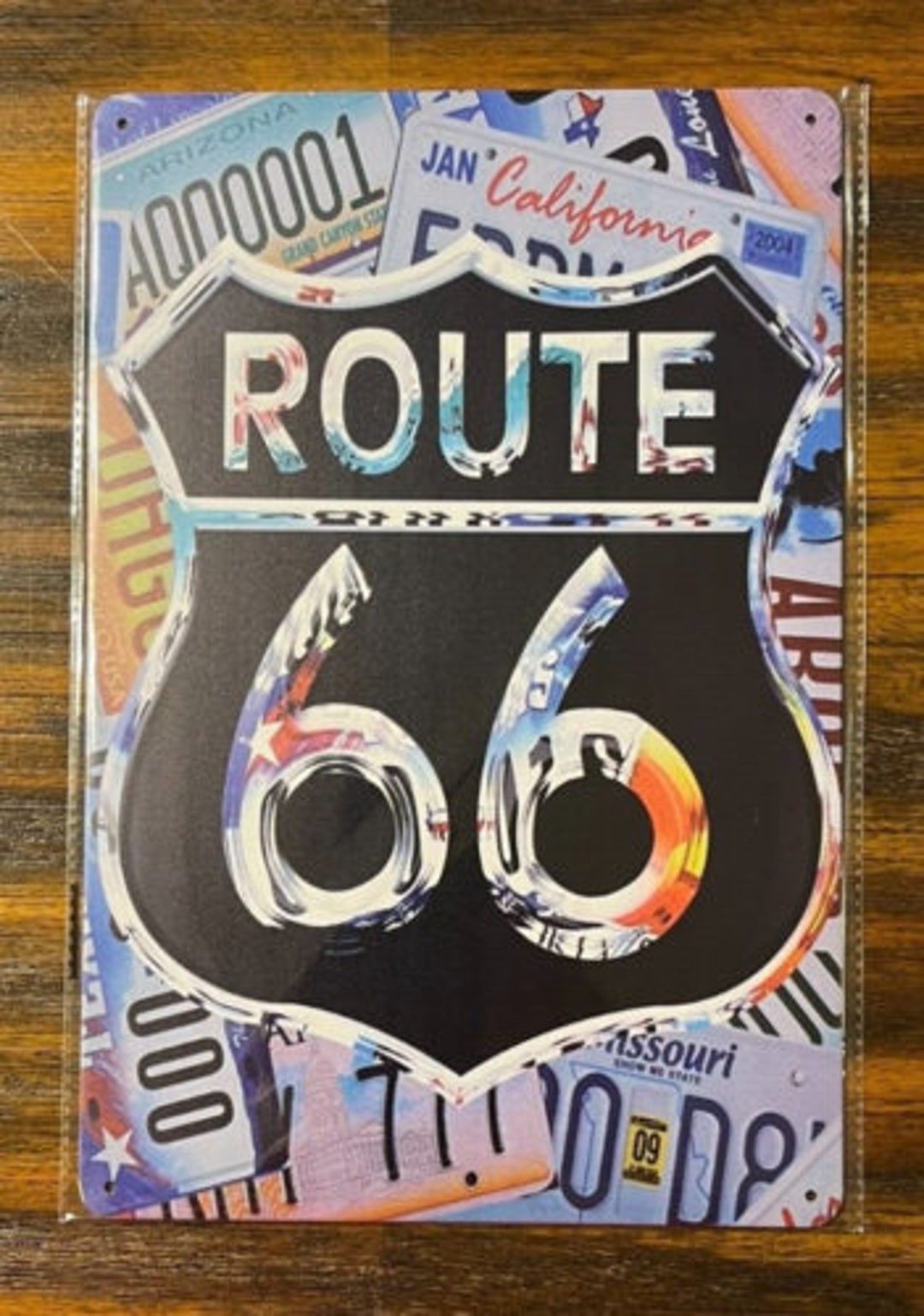 Route 66 License Plate Collage Novelty Metal Sign 12 X 8 NEW - Etsy