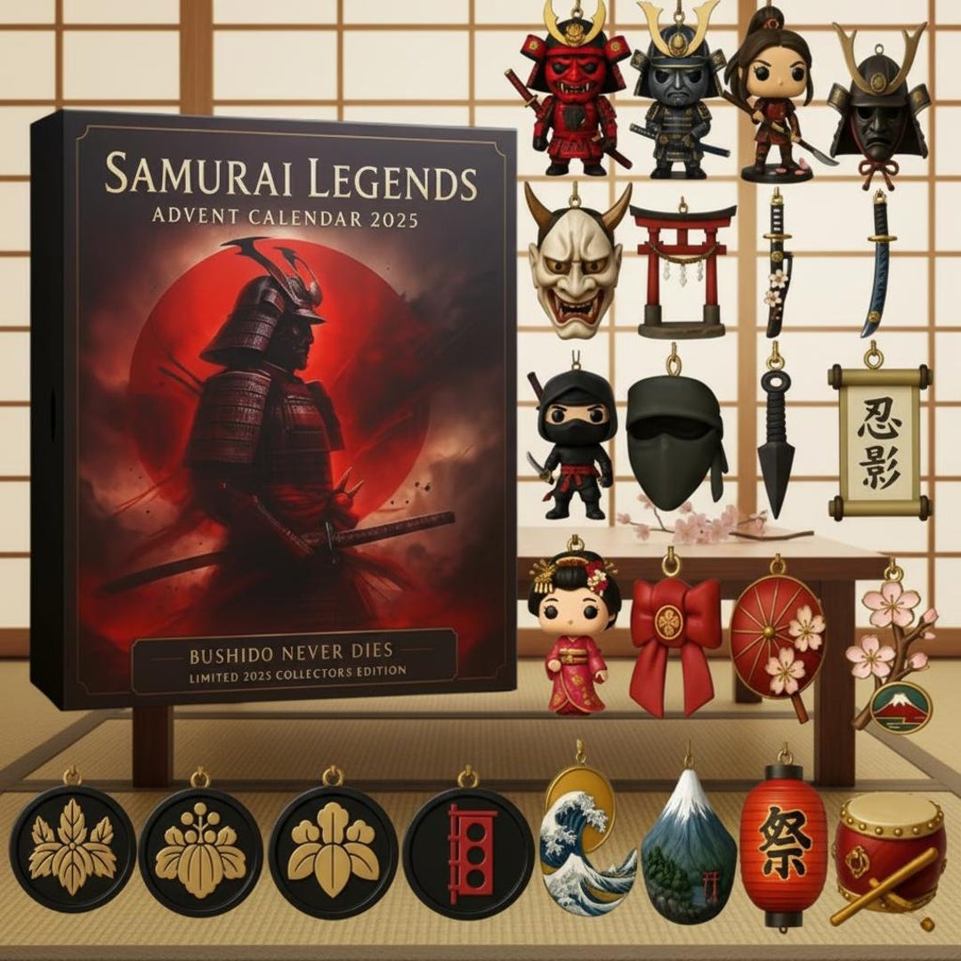 Samurai Advent Calendar 2025 – 24 Days of Japanese Warrior & Culture ...