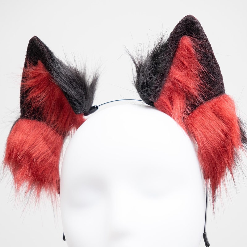 Kemonomimi Black Red - Etsy