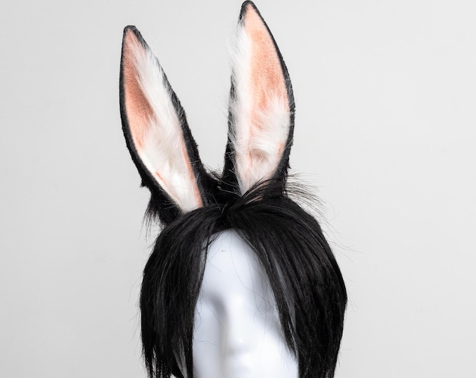 Red Zombie Bunny Hat Rabbit X Dead Tongue Ears Beanie - Etsy