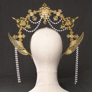 Bridal Holy Renaissance Virgin Mary Gold Halo Rococo Crown Baroque ...