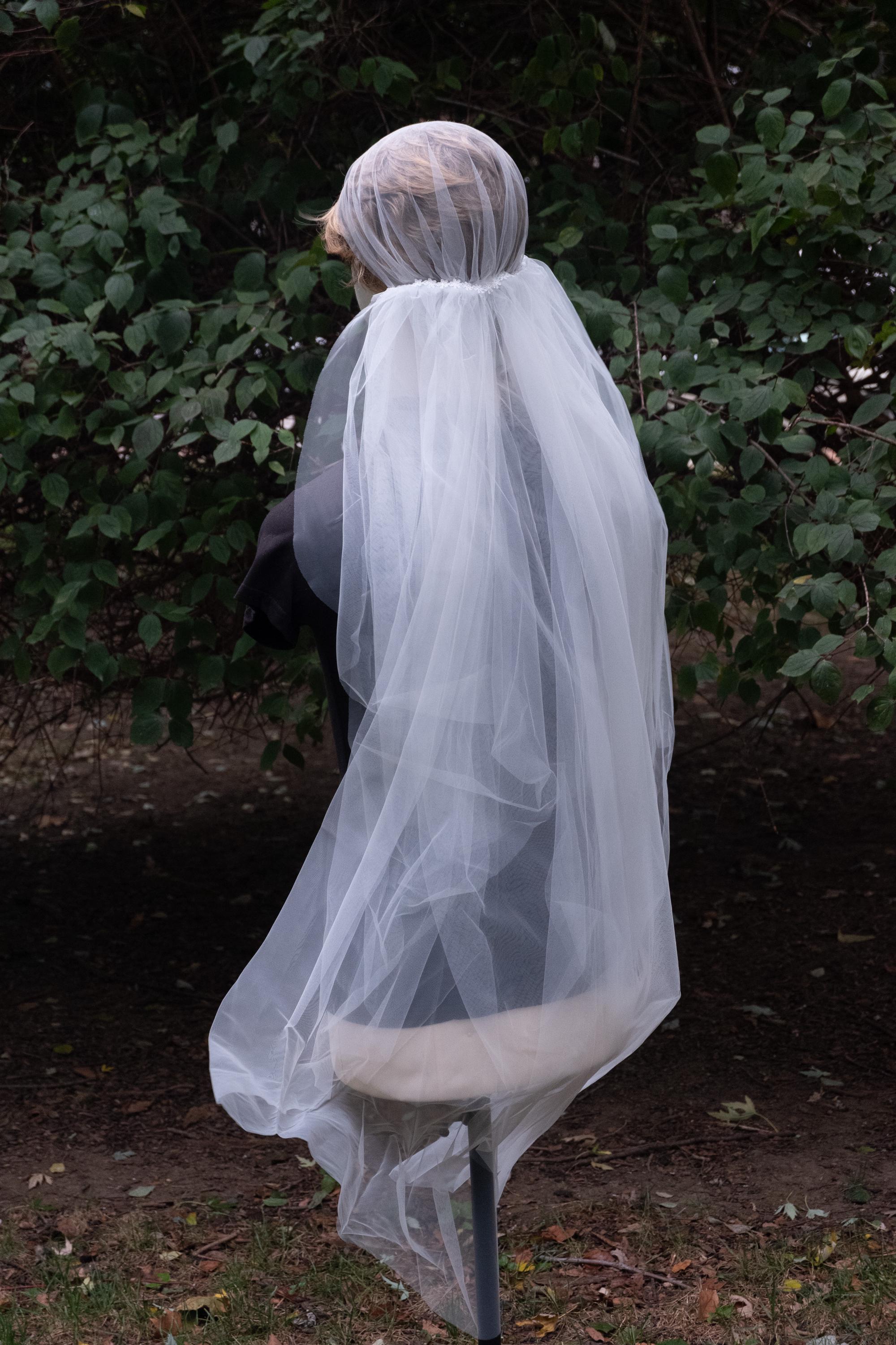 Wedding Bridal Veil With Hat, White, Bridal Hood, 1920s Vintage ...