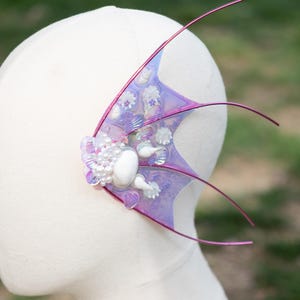 Mermaid Ears, Pink and Blue, Resin, Fish Fin Ears, Siren Ears, Merfolk ...