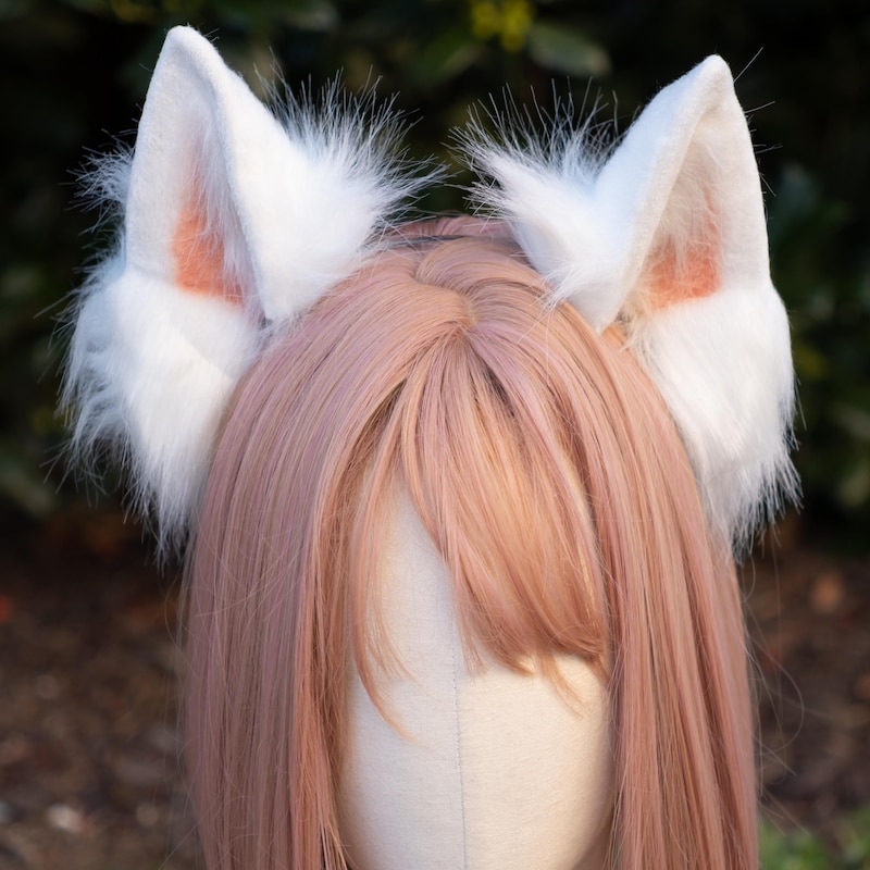 White Clip on Dog Ears - Etsy