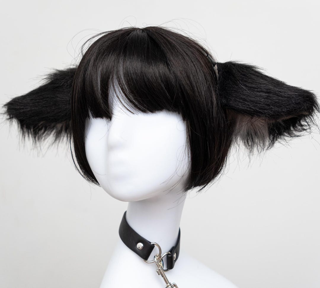Kawaii Dog Ears, Black Dog Ears, Lop Dog Ears, Furry Dog Ears, Lifelike ...