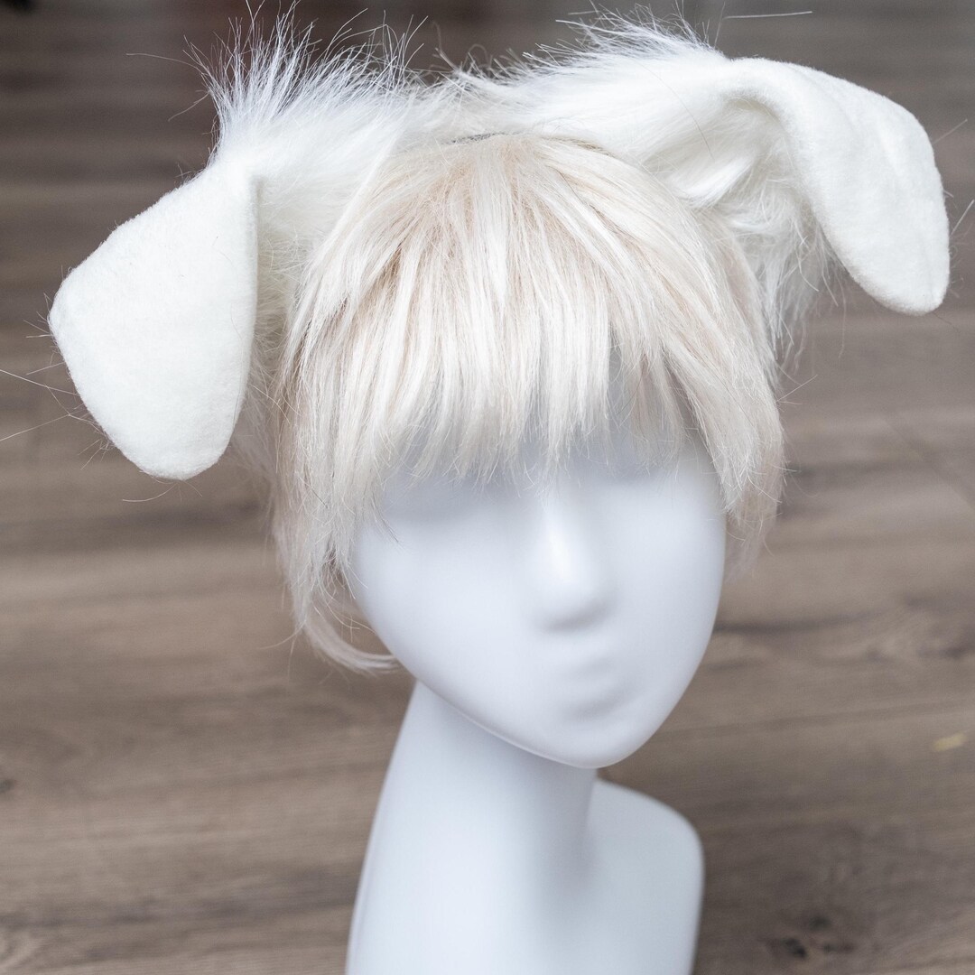 Drop Dog Ears, White Dog Ears, Button Dog Ears, Terrier Dog Ears, Furry ...