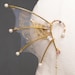 Mermaid Ears, Gold and Beige, Resin, Fish Fin Ears, Siren Ears, Merfolk ...
