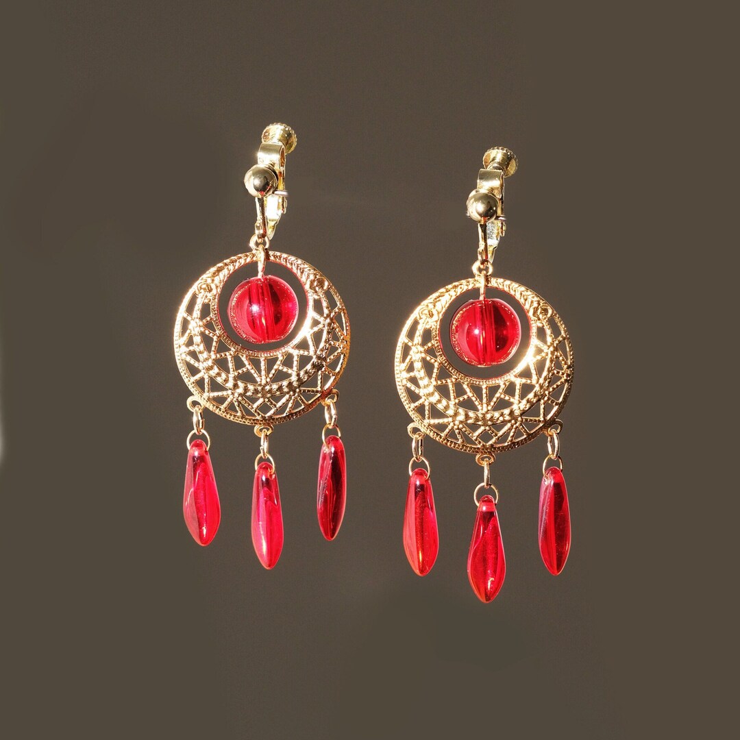 Token Ranbu Earrings, Izuminokami Kanesada, Non-piercing Ear Clips ...