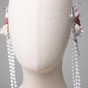 Mermaid Ears, Pink, Resin, Fish Fin Ears, Siren Ears, Merfolk Ears ...