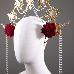 Holy Renaissance Virgin Mary Gold Halo Rococo Crown Baroque Greek ...