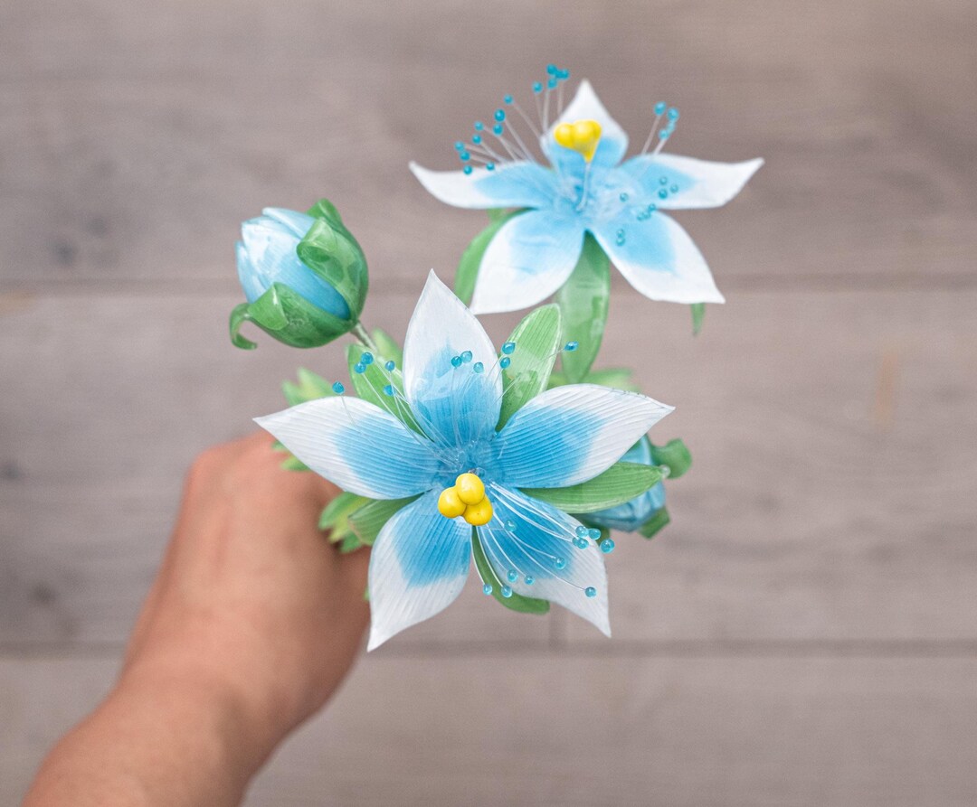 Zelda Silent Princess Flower, Made of Shrink Plastic, Costume for Dolls ...