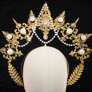 Holy Renaissance Virgin Mary Gold Halo Rococo Crown Baroque Greek ...