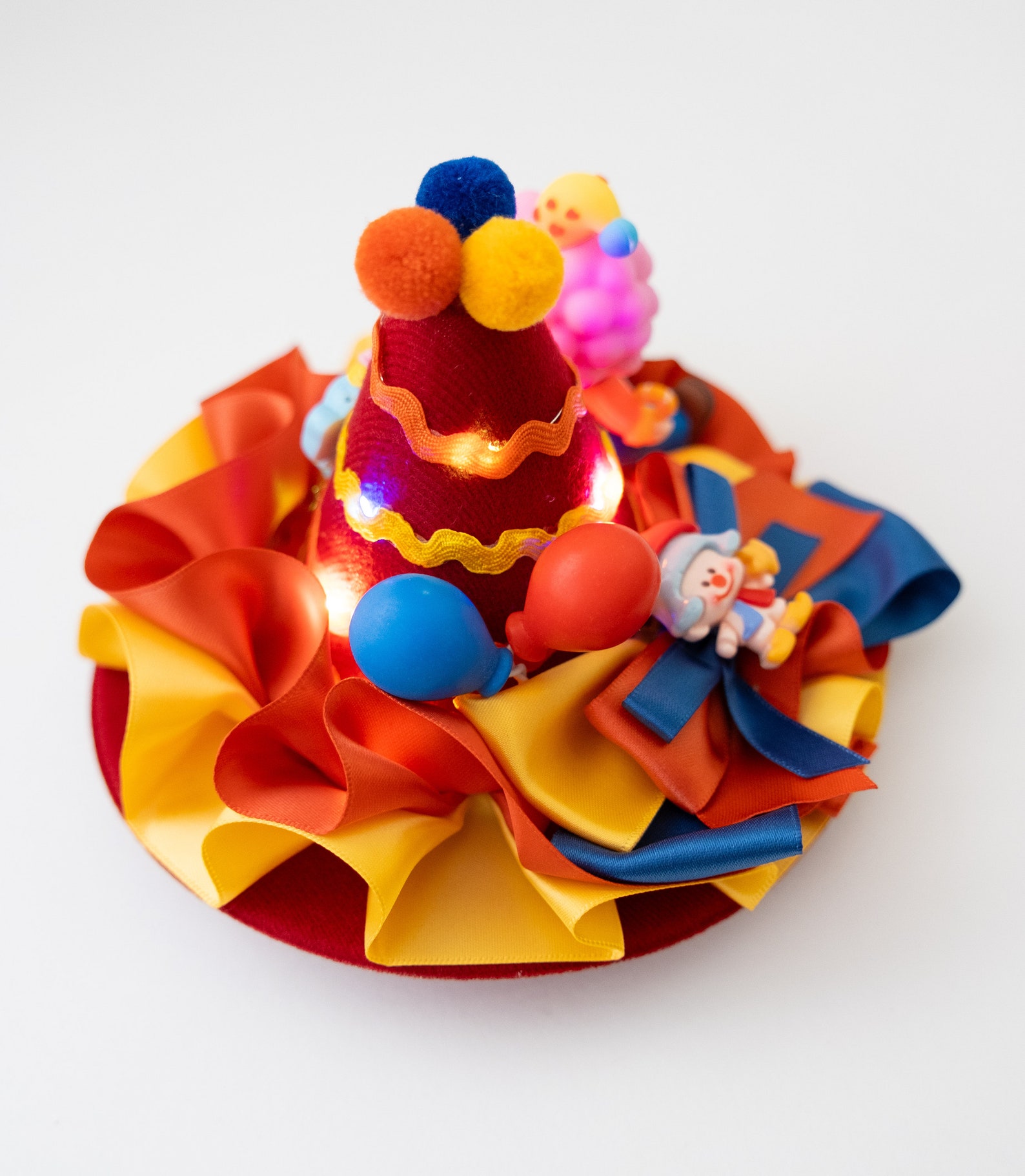 Circus Clown Accessory Set, Blue Red Yellow With Battery and Lights ...