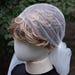 Wedding Bridal Veil With Hat, White, Bridal Hood, 1920s Vintage ...