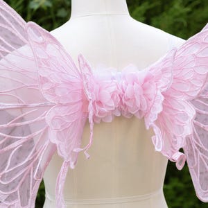 Butterfly Wings, Back Wings Costume, Pink, Made of Embroidery Lace ...