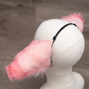 Kawaii Fox Ears, Pink Fox Ears, Fennec Fox Ears, Yae Miko Ears, Furry ...