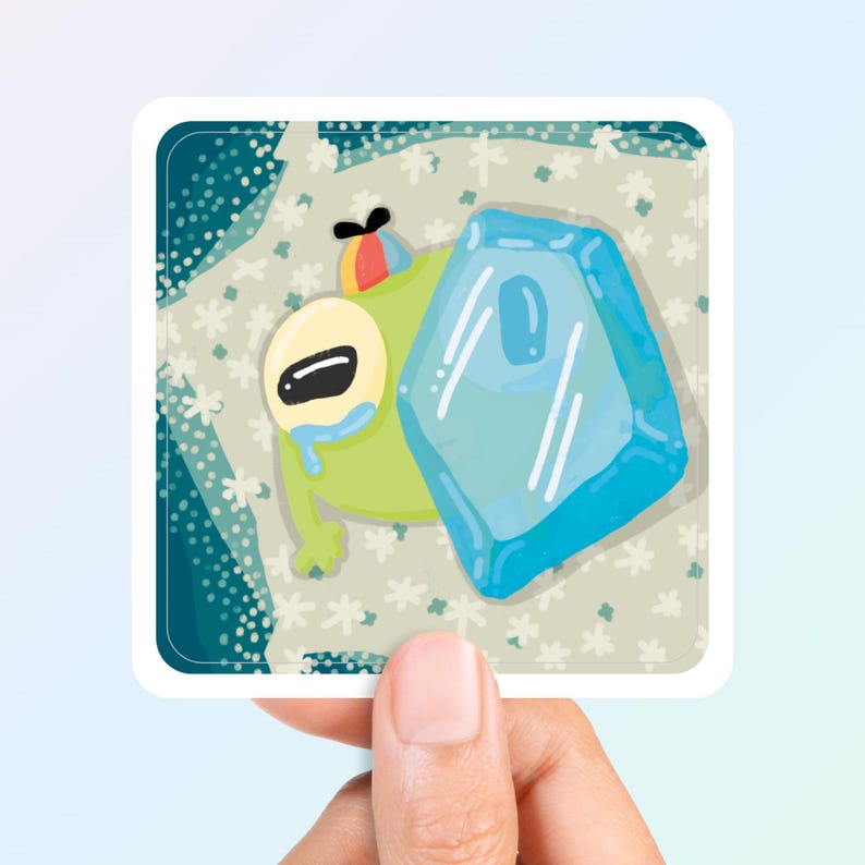 Bing Bong PEAK Game Stickers | Cute Plushie Character in All Biomes Set ...
