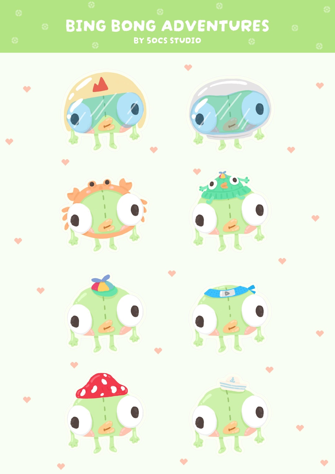 PEAK Game Bing Bong Sticker Sheet | Accolades, Cosmetic & Badge ...