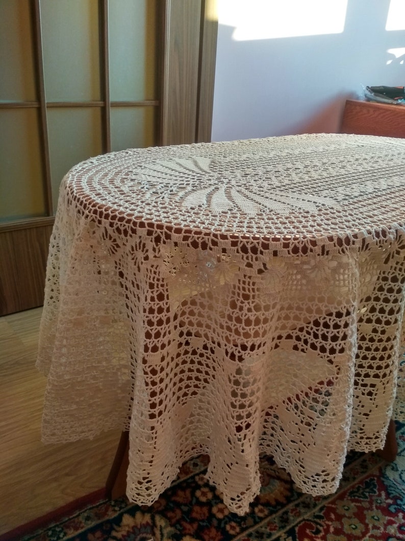 Oval Tablecloth - Etsy
