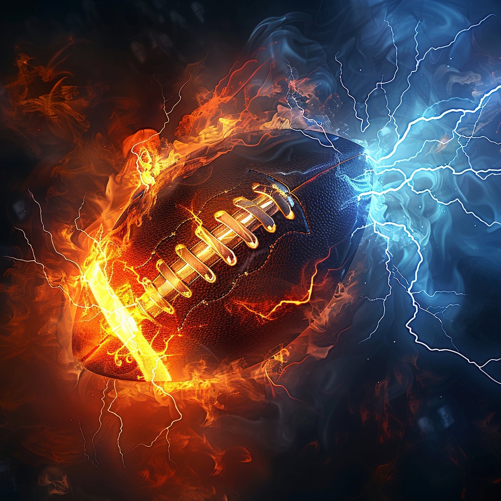 100 Lightning American Football-themed Images for Sports Photo ...