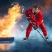 60 Ice Hockey Puck With Fire Images for Sports Photo Backgrounds ...