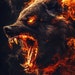 50 Werewolves Fire Themed Images for Sports Photo Backgrounds ...