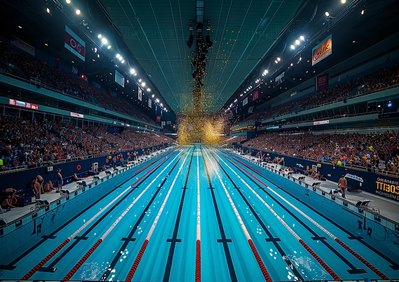28 Olympic Swimming Pool-themed Images for Sports Photo Backgrounds ...