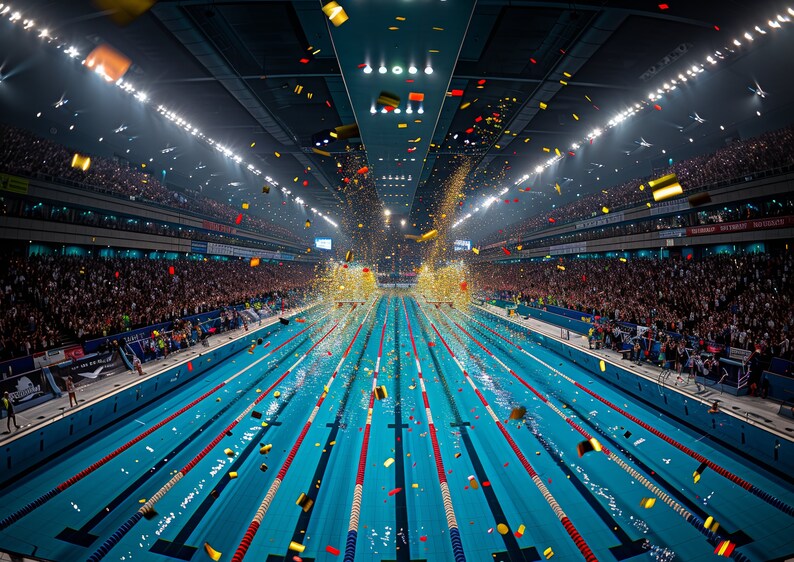 28 Olympic Swimming Pool-themed Images for Sports Photo Backgrounds ...