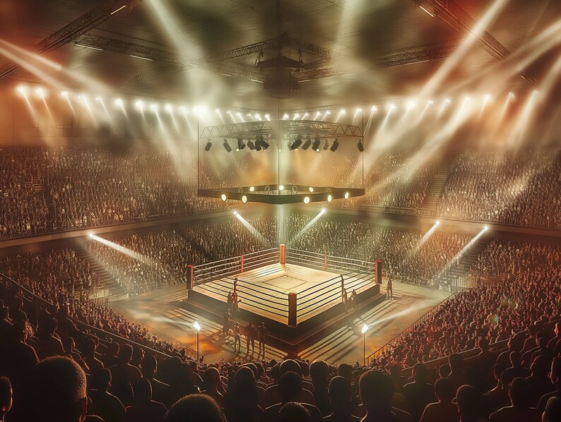 45 Boxing Stadium Lightshow Images for Sports Photo Backgrounds ...