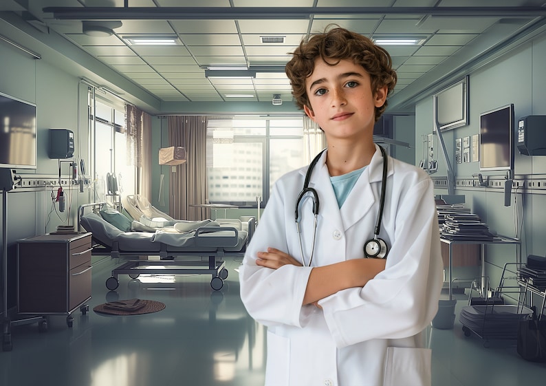 24 Hospital Scene With Medical Equipment Photo Backgrounds | Digital ...