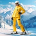 45 Ski Mountain Themed Images for Sports Photo Backgrounds, Featuring ...