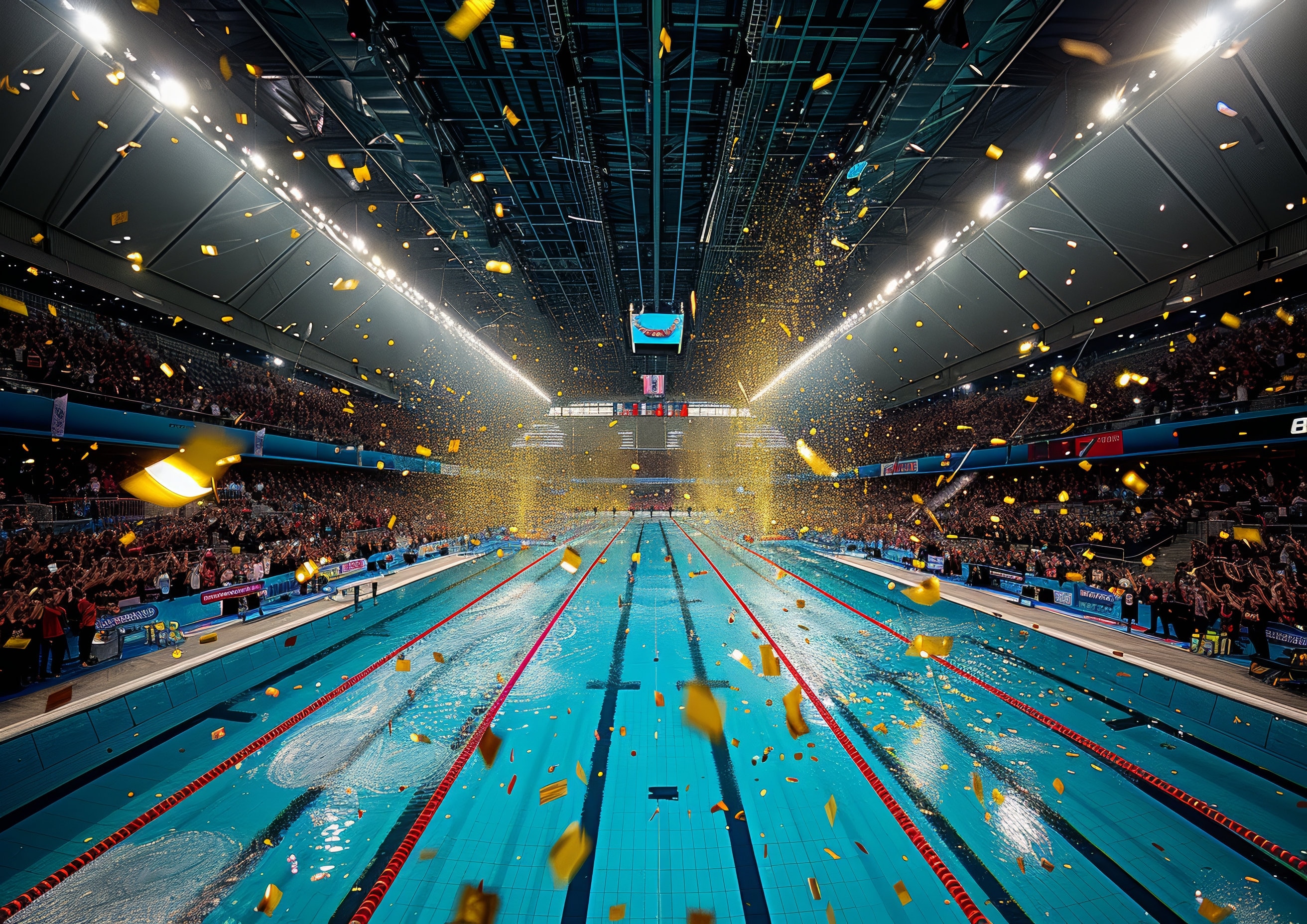 28 Olympic Swimming Pool-themed Images for Sports Photo Backgrounds ...