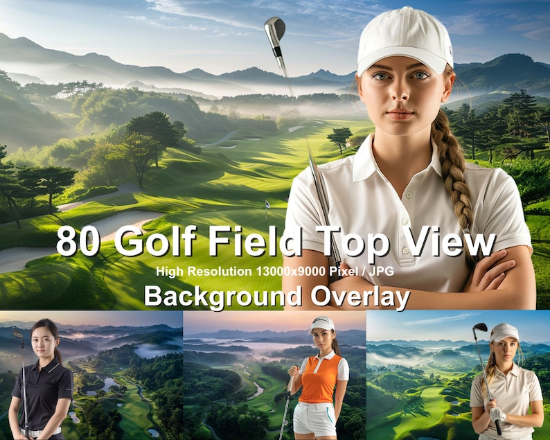 80 Golf Field Top View Themed Images for Sports Photo Backgrounds ...