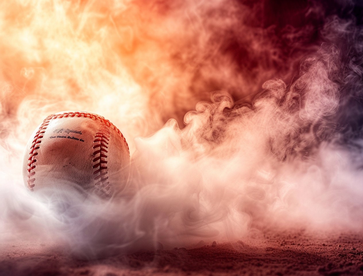 100 Baseball With Smoke-themed Images for Sports Photo Backgrounds ...