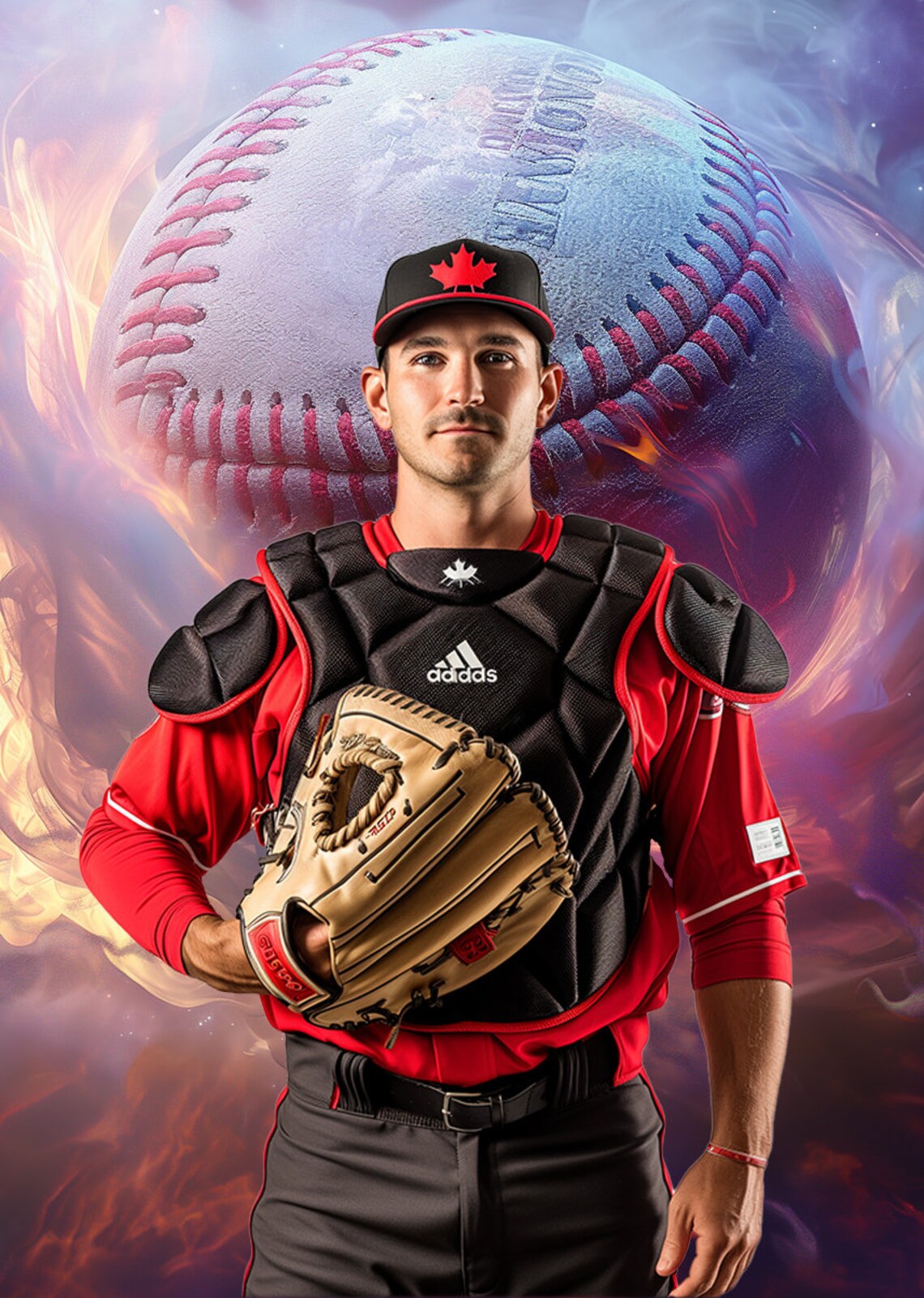 Softball Smoke Photo Backgrounds: Sports Photoshop Overlays (digital ...