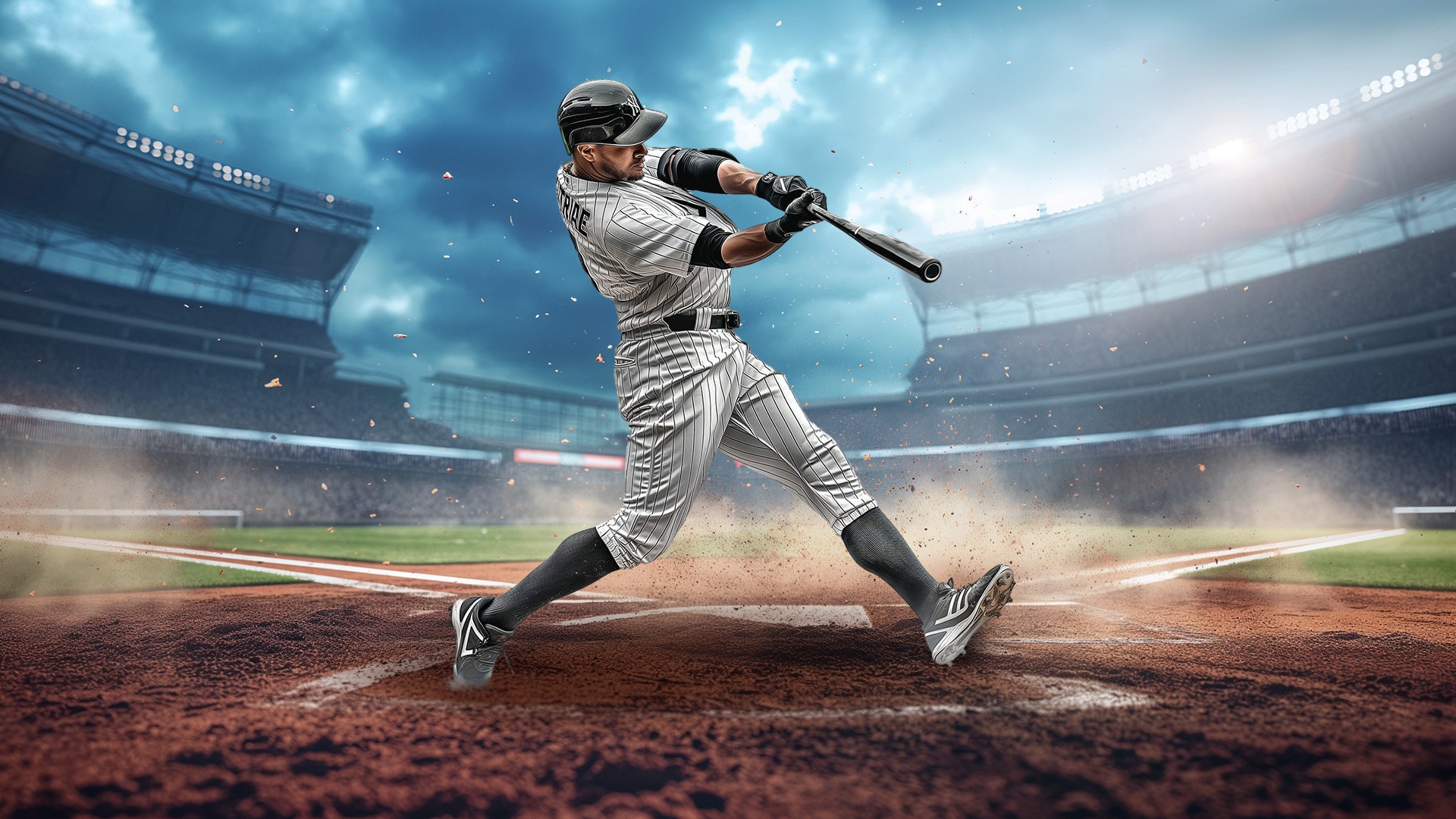 Baseball Stadium Dust Photo Backgrounds: 60 Sports Digital Backdrops - Etsy