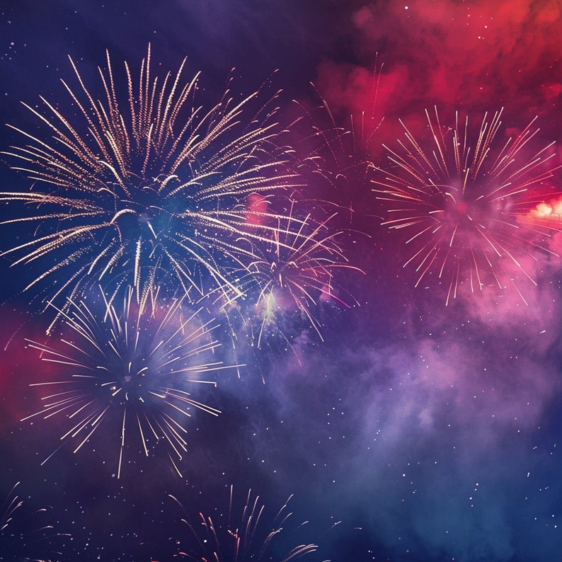 100 Firework Backdrop, Cheerleader Digital Backdrop, Dance Digital ...