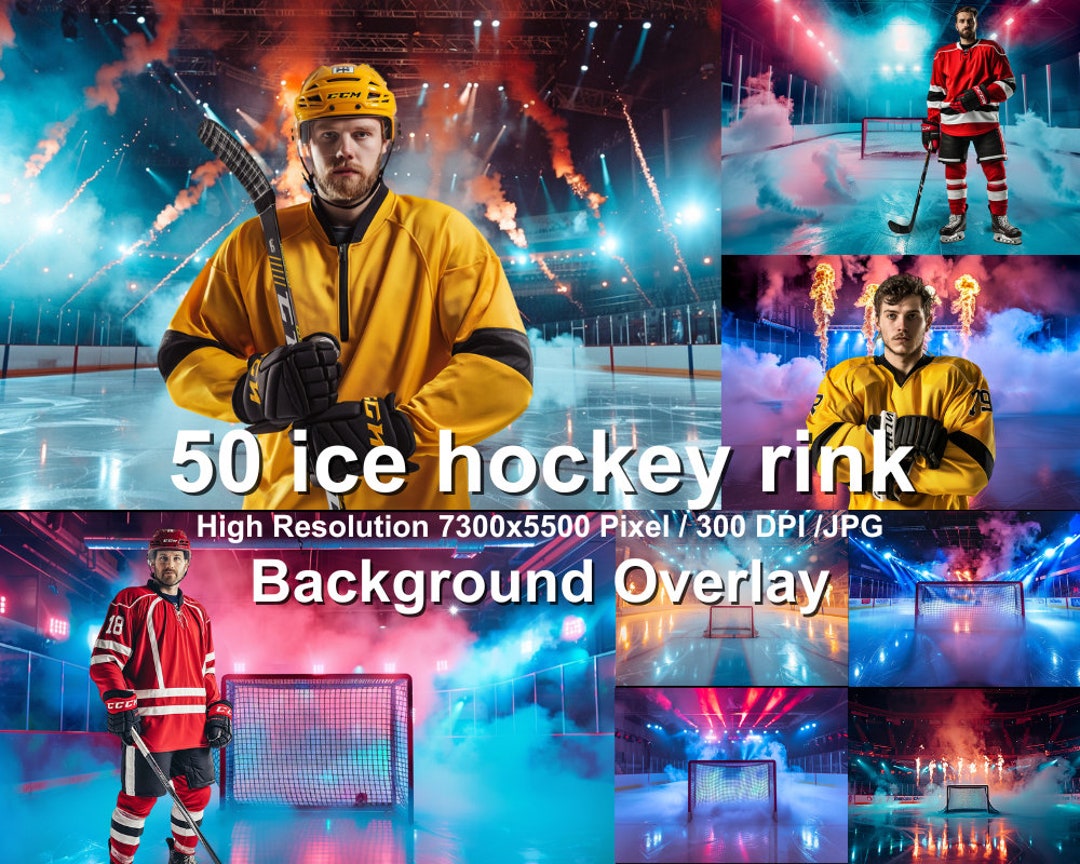 60 Ice Hockey Rink Red Goal Images for Sports Photo Backgrounds ...