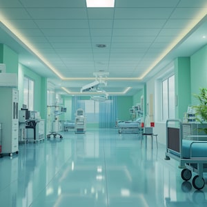 24 Hospital Scene With Medical Equipment Photo Backgrounds | Digital ...