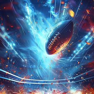 American Football Motion Backgrounds: 100 Photoshop Overlays (digital ...