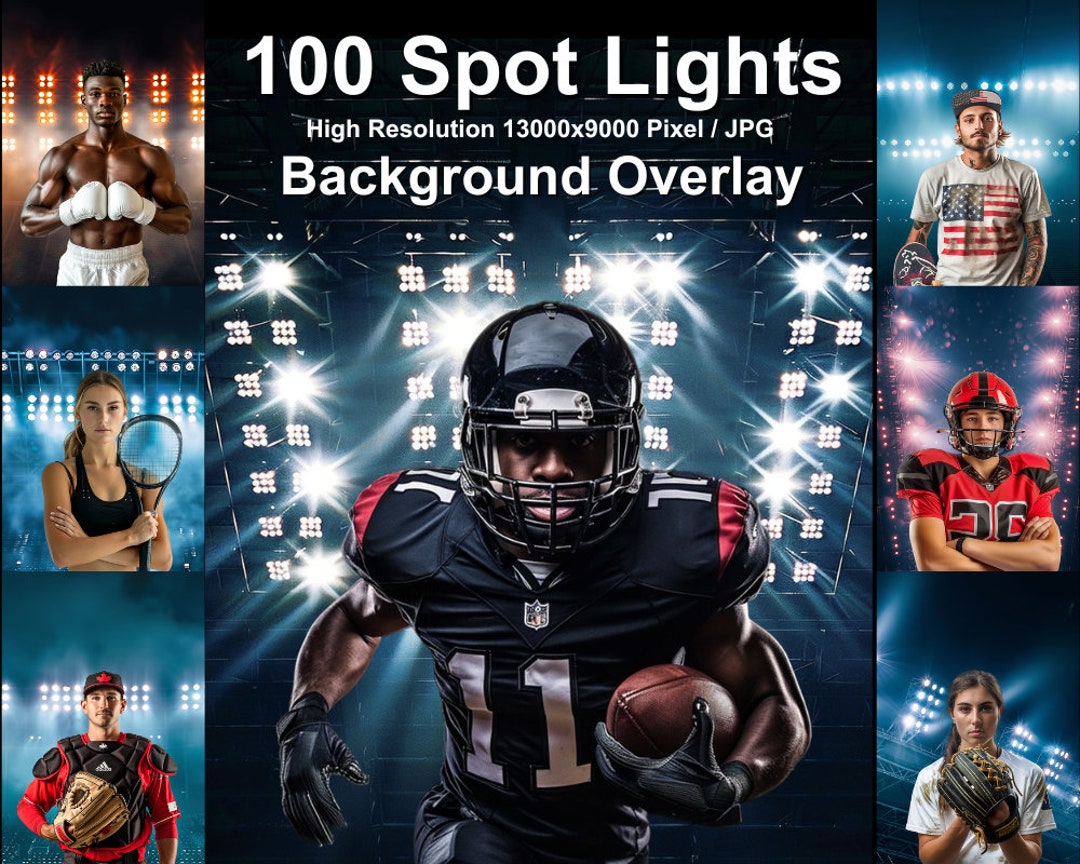 100 Spotlight Sports Backgrounds: Basketball, Baseball, Football ...