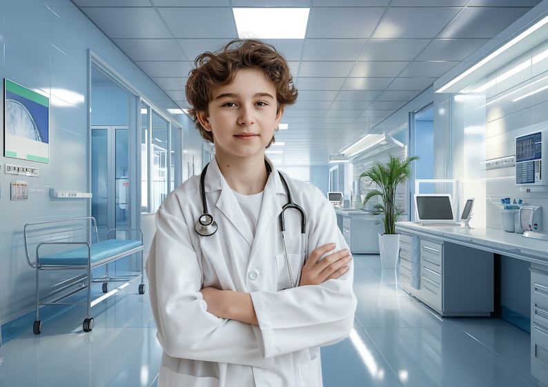 24 Hospital Scene With Medical Equipment Photo Backgrounds Digital ...