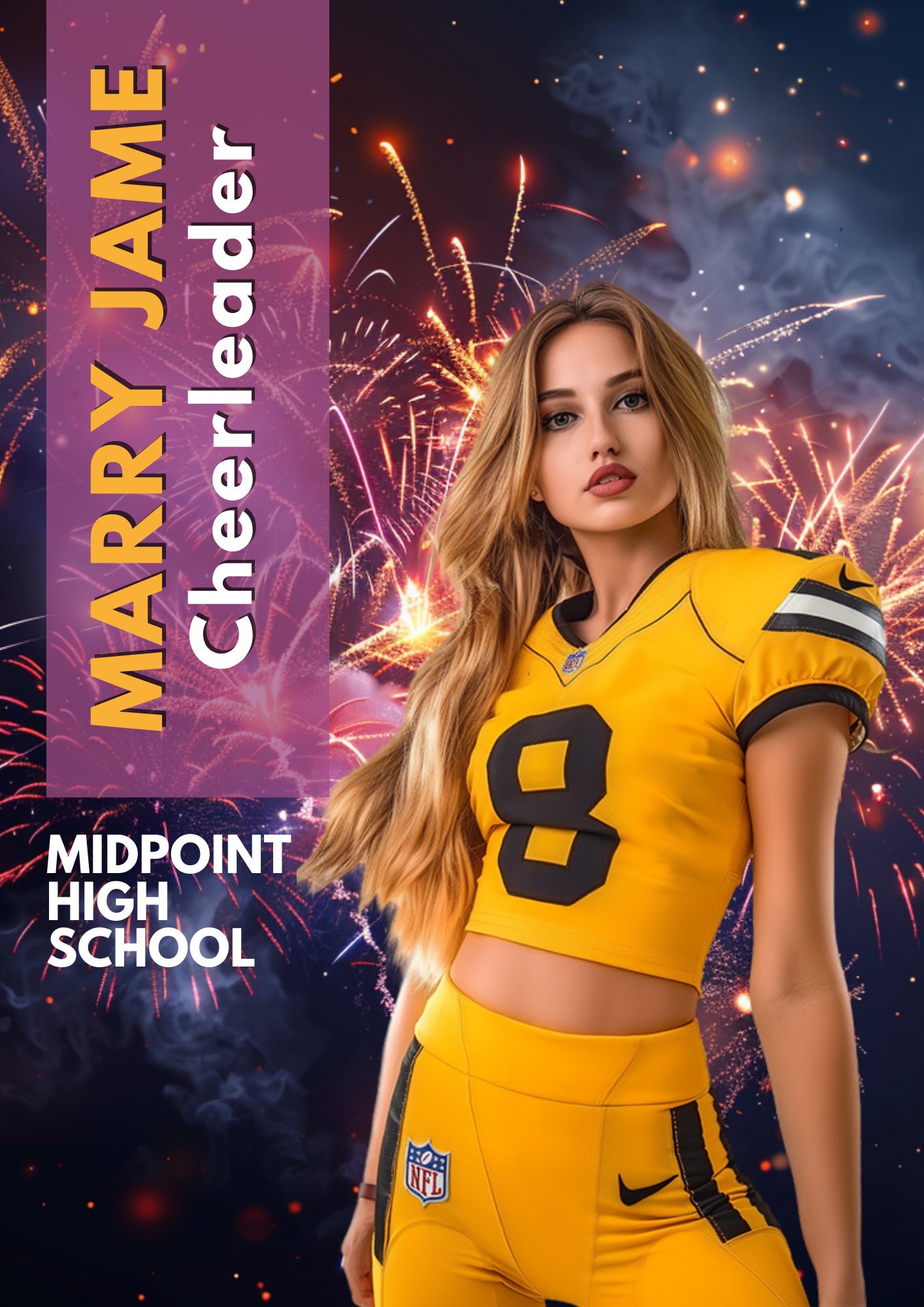 9 Sport Canva Templates | Baseball, Football, Cheerleader, Tennis ...