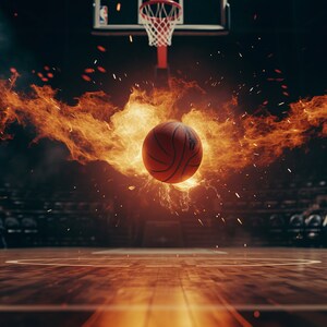 Basketball Photo Backgrounds: Sports Photography Overlays (digital ...