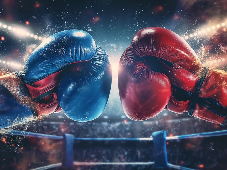 50 Boxing Gloves With Fire Themed Images for Sports Photo Backgrounds ...