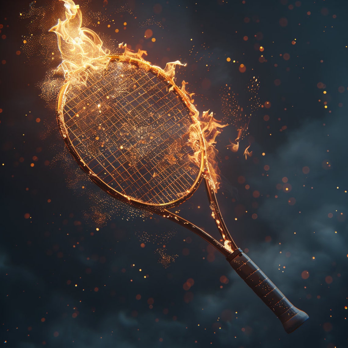 100 Fire Tennis-themed Images for Sports Photo Backgrounds, Featuring ...